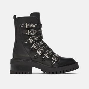 Zara | Shoes | Nwt Zara Biker Leather Ankle Boots | Poshmark